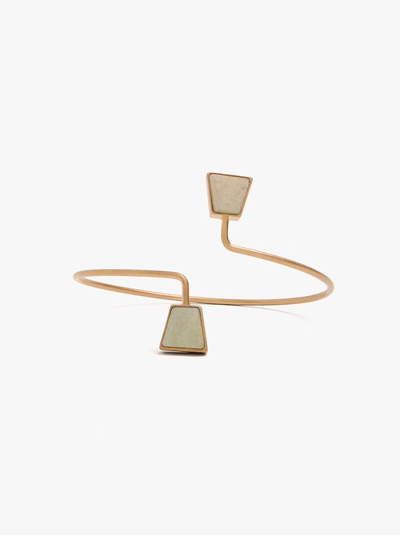 BRACELET WITH GEOMETRIC STONES