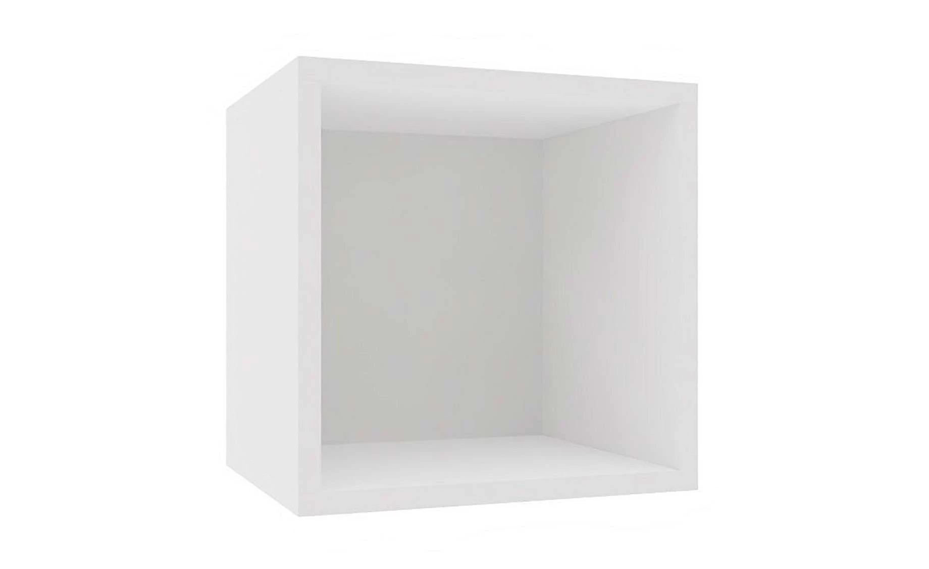 Izumi zidna polica 35x30x35 cm bela mat