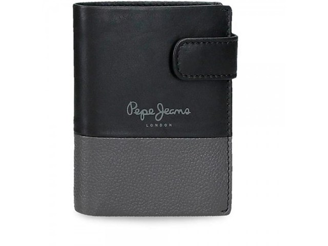 Kožni novčanik za muškarce Pepe Jeans Dual grey 78312