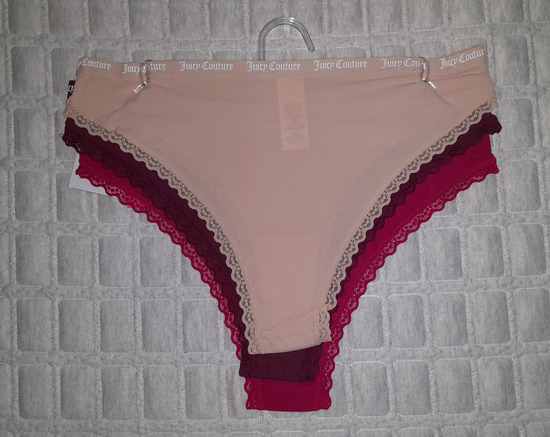 Juicy Couture 3kom brazilke logo lastiš NOVO!%