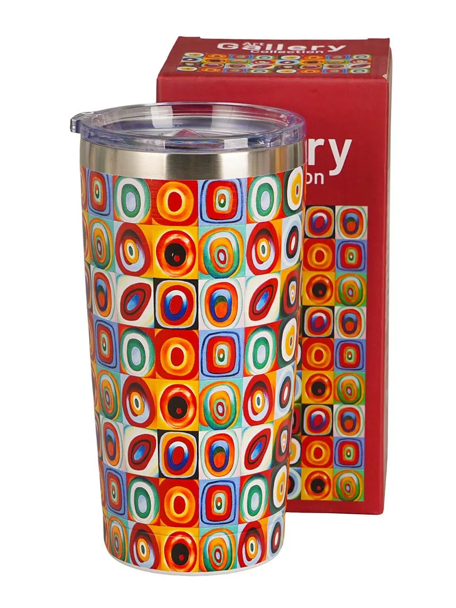Termo šolja SQUARES WITH CIRCLES 600ml