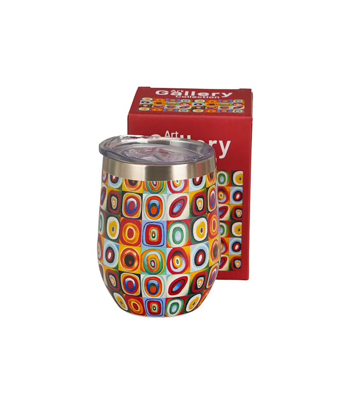Termos šolja SQUARES WITH CIRCLES 350ml
