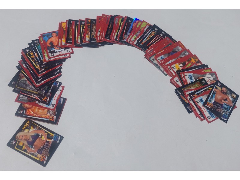 Kečeri WWE Topps Slam Attax VELIKI LOT