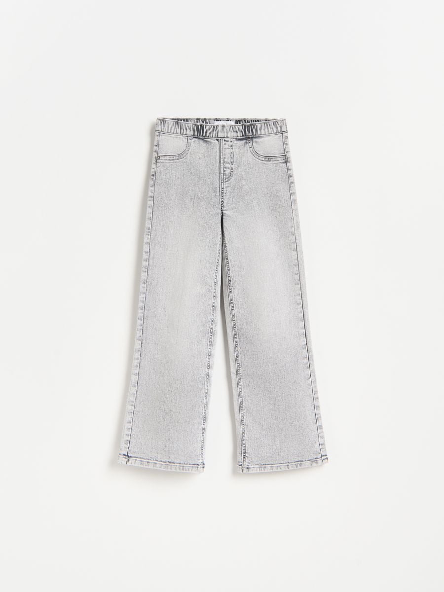 Elastične wide leg farmerke