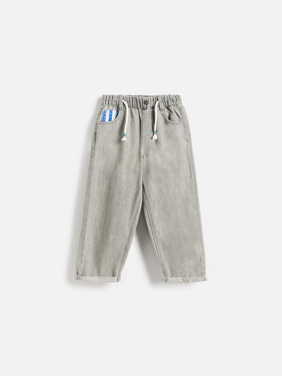 Relaxed fit farmerke
