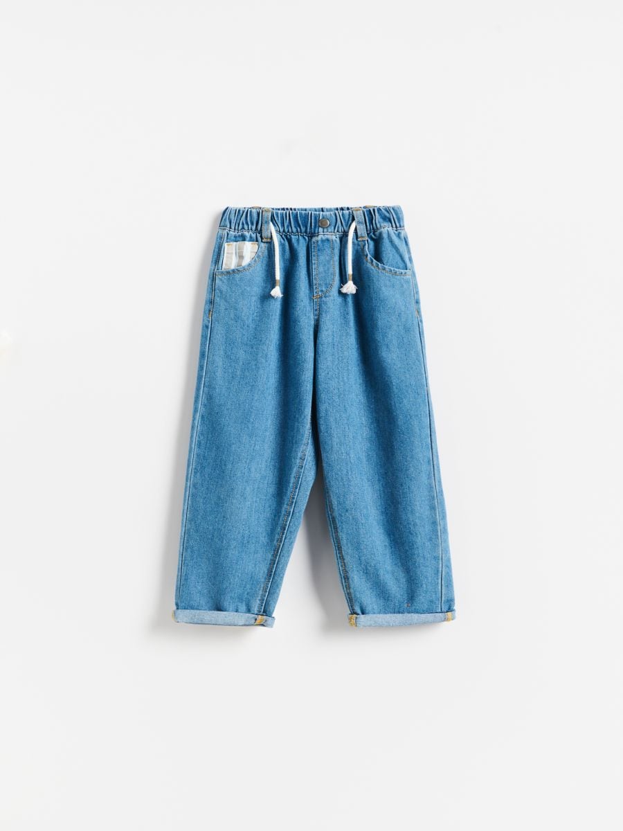 Relaxed fit farmerke