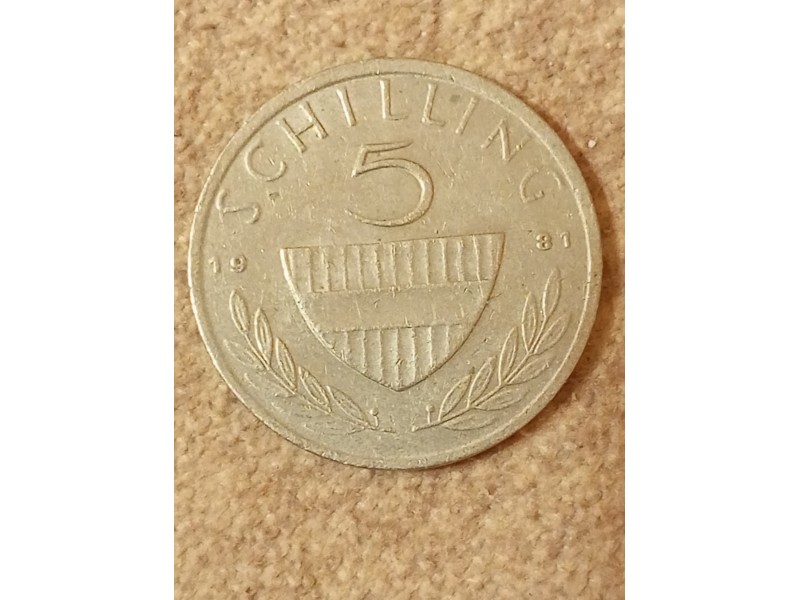 5 Schilling 1981g.