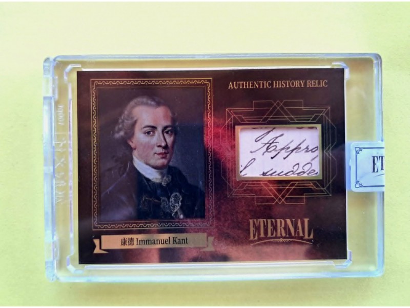 Emanuel Kant / 99 ETERNAL History Relic kartice