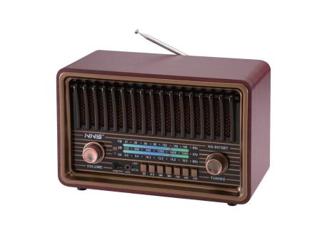 ELEMENTA Retro RGB Bluetooth radio 8075BT/B