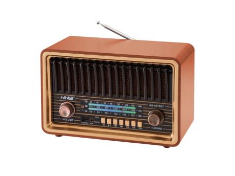 ELEMENTA Retro RGB Bluetooth radio 8075BT