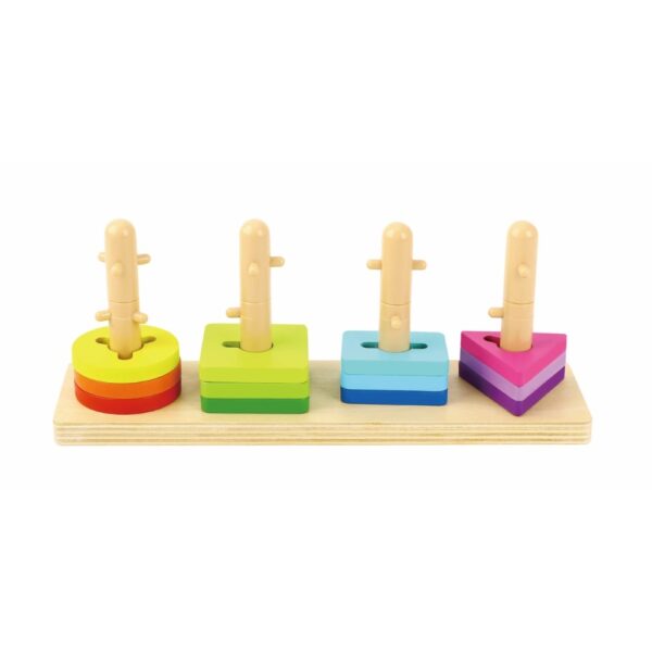 Tooky toy drveni geometrijski oblici 497