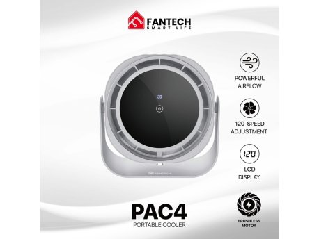 FANTECH Prenosni ventilator PAC4 sivi