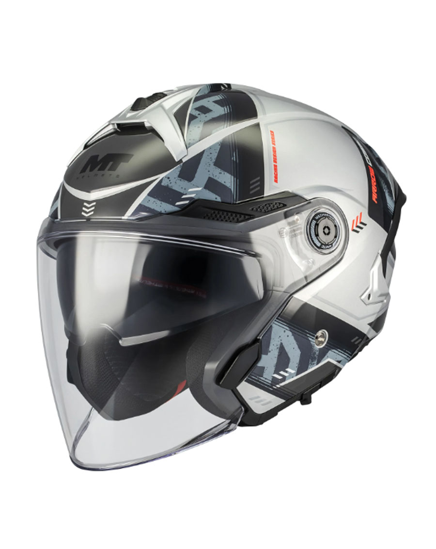 MT jet kaciga Cosmo Arrow C2 siva
