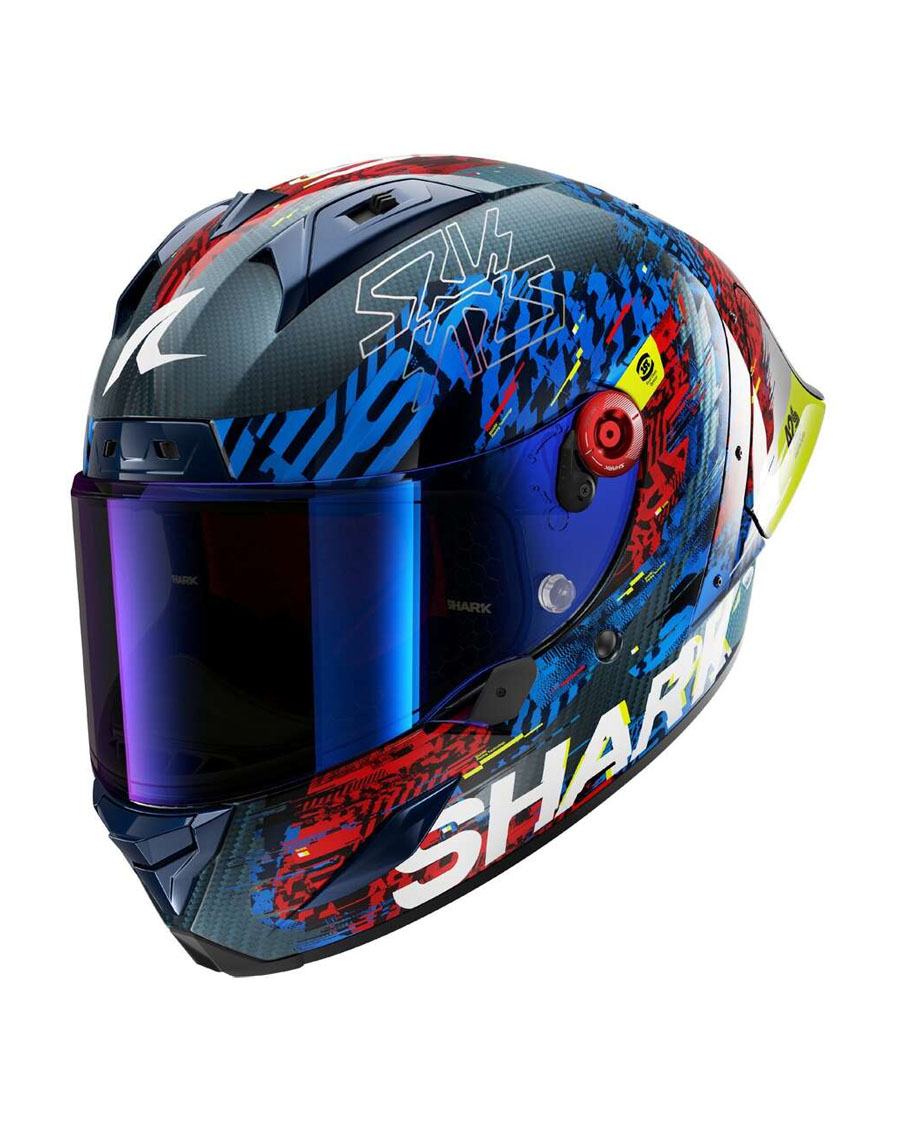 Shark kaciga AERON-GP FIM RACING #2 SPEED-VIB DBR plava