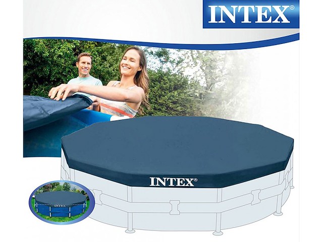 Pokrivač Za Bazene Prečnika 305 cm Sa Metalnom Konstrukcijom Intex 28030