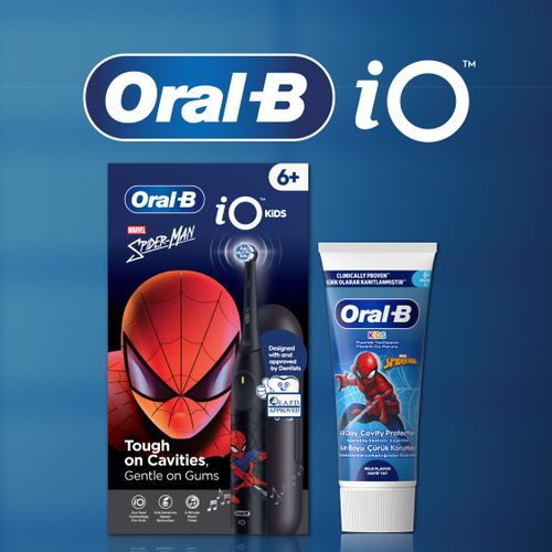 Oral-B iO2 Spiderman set, Električna četkica za decu + Pasta za zube 60ml
