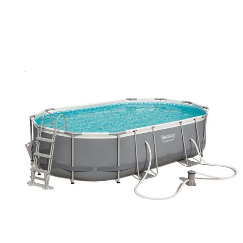 Bestway Montažni bazen Power Steel sa filter pumpom i merdevinama 488 x 305 x 107cm 56448