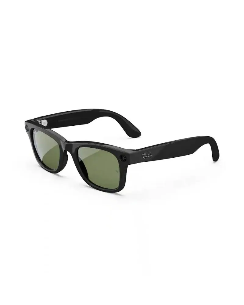 Naočare Ray Ban Meta Wayfarer - Standard - Shiny Black - Green