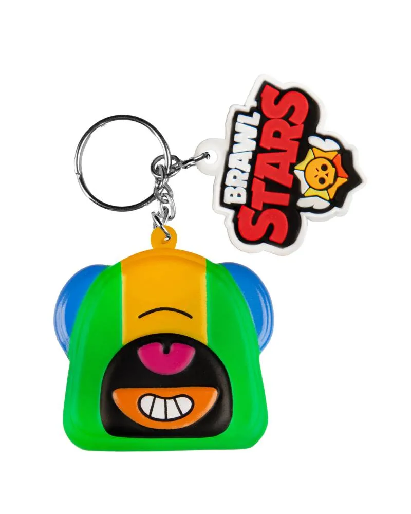 Privezak Brawl Stars - Leon Squishy Keychain