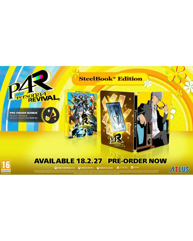 PS5 Persona 4 Revival - Steelbook Edition