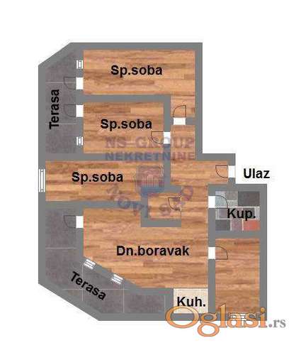 Komforan petosoban stan!