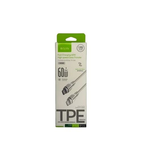 Bavin kabl 60W 1m Type C-Type C bela - CB385CC