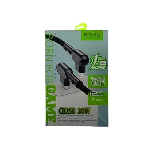 Bavin kabl 30° 60W 1,2m Type C-Lightning bela - CB258PD
