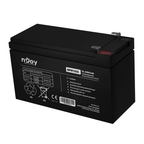 Njoy GP07121L baterija za UPS 12V 5Ah