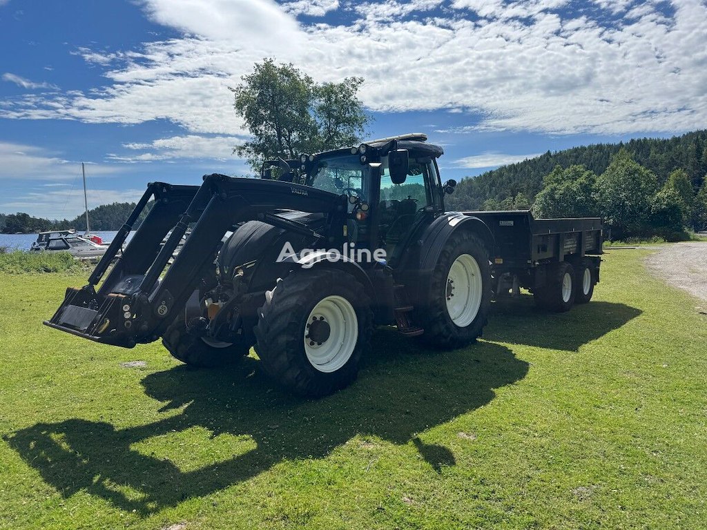 Prodaje se Valtra N174 med Richard Western WF12DLH dumperhenger - Frontlaster - Sn traktor točkaš na aukciji