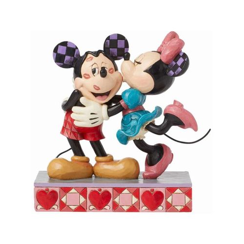 Jim Shore Hugs & Kisses Mickey & Minnie figurica ljubavi