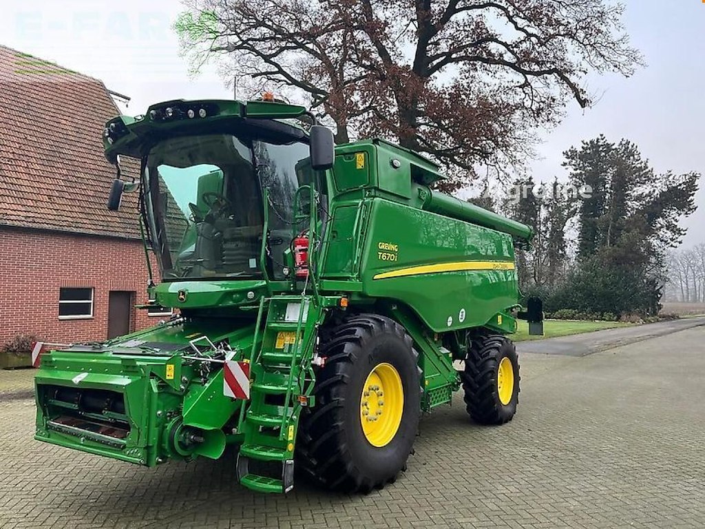 John Deere t670i prodrive 30 km/h kombajn za žito