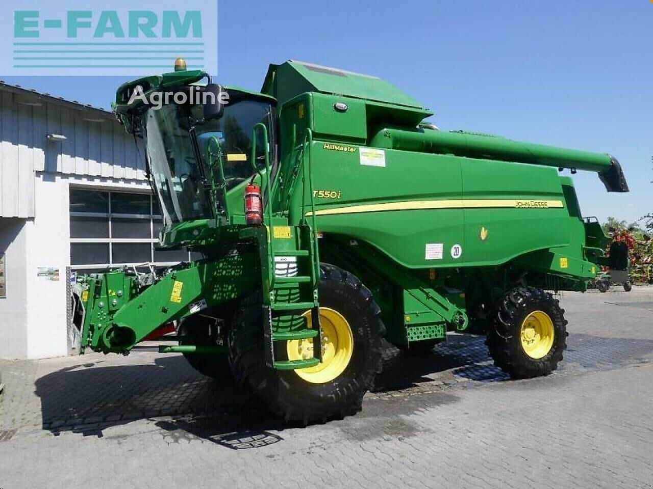 John Deere t 550i - hillmaster inkl. sw 722x kombajn za žito