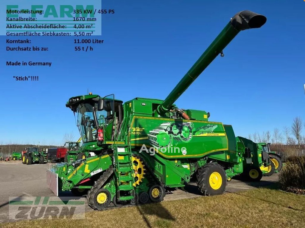 John Deere t670 kombajn za žito
