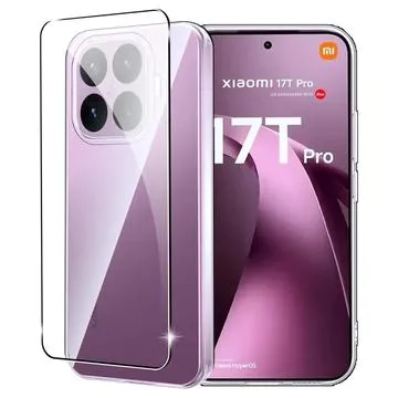 XIAOMI 17T PRO SAII 2-IN-1 TPU CASE & TEMPERED GLASS SCREEN PROTECTOR