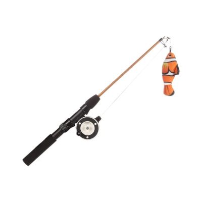 Flamingo Igračka Štap Za Pecanje Sa Narandžastom Ribom 41cm