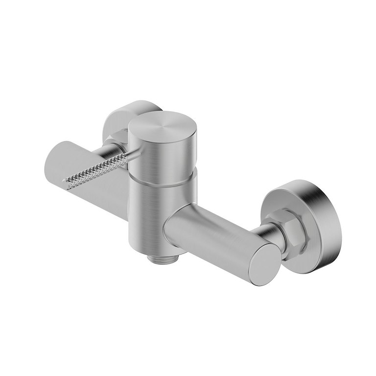 Luma baterija za tuš kabinu brushed (brušena, siva)