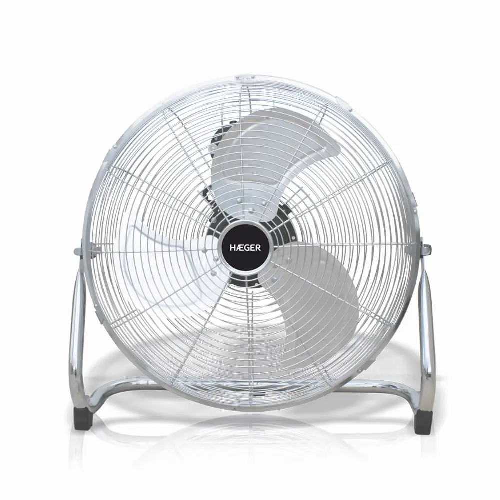 HAEGER FF-018.006A Podni ventilator 45cm, 90W, Srebrni