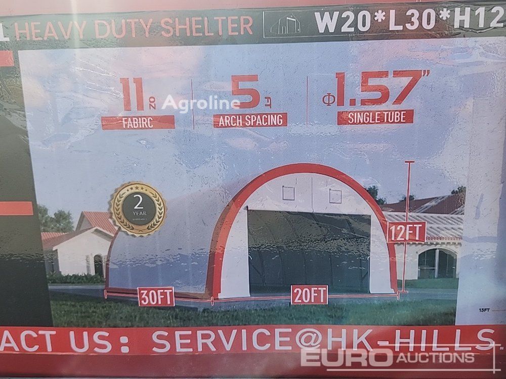 Prodaje se Hills Industrial Heavy Duty Shelter šatorski hangar na aukciji