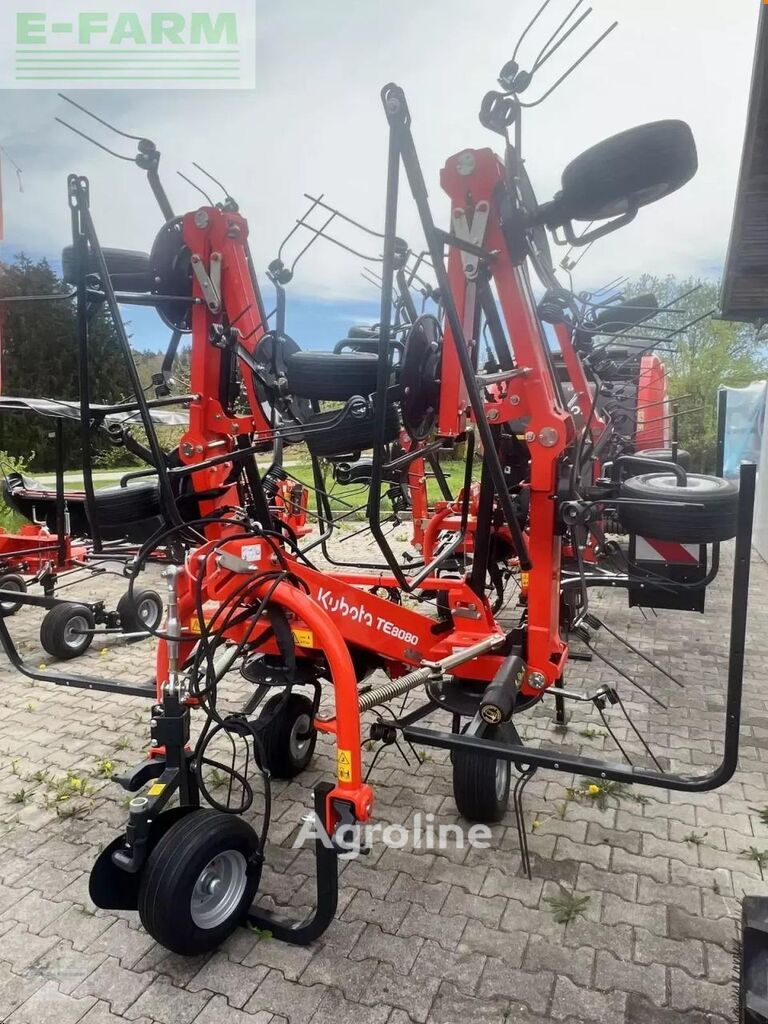 Kubota te 8080 prevrtač sena