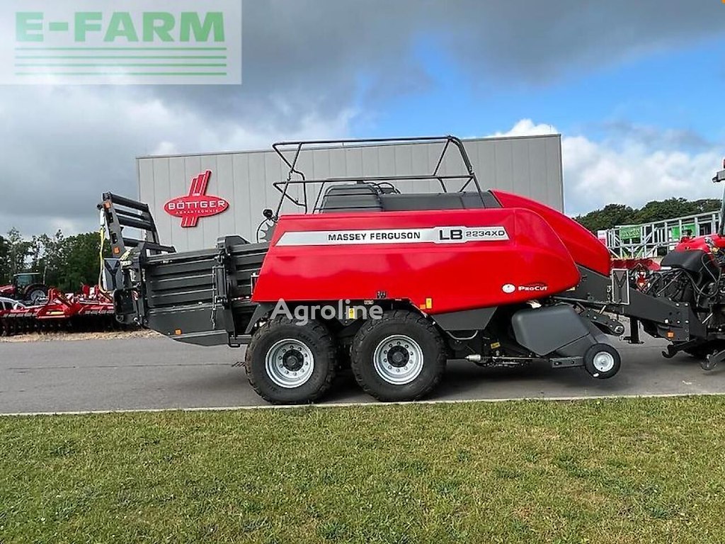 Massey Ferguson mf 2234 xdtc mit schneidwerk balirka za četvrtaste bale