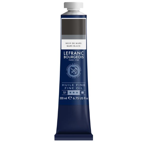 L&B Fine Oil LB FINE OIL COLOUR 200ML MARS BLK