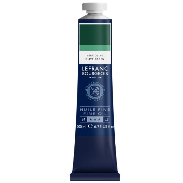 L&B Fine Oil LB FINE OIL COLOUR 200ML OLIVE STIL DE GRAIN GREEN