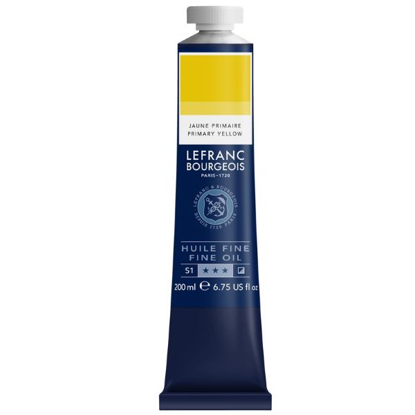 L&B Fine Oil LB FINE OIL COLOUR 200ML PRIM YEL