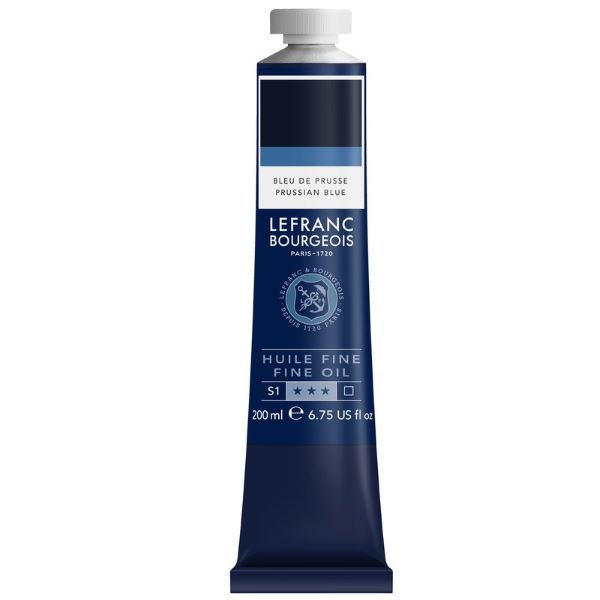 L&B Fine Oil LB FINE OIL COLOUR 200ML PRUSSIAN BLUE