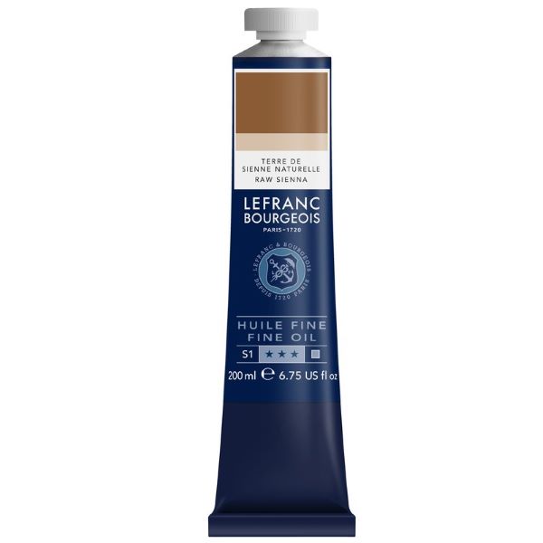 L&B Fine Oil LB FINE OIL COLOUR 200ML RAW SIENNA