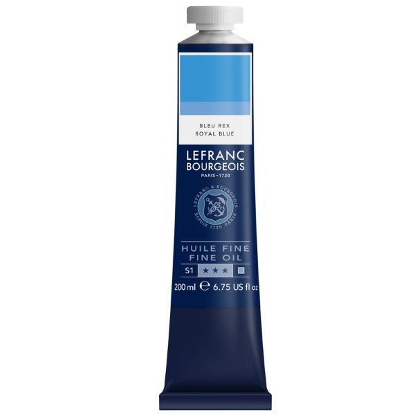 L&B Fine Oil LB FINE OIL COLOUR 200ML ROYAL BLUE