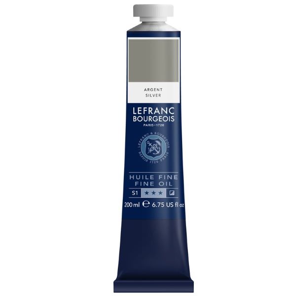 L&B Fine Oil LB FINE OIL COLOUR 200ML SILVER