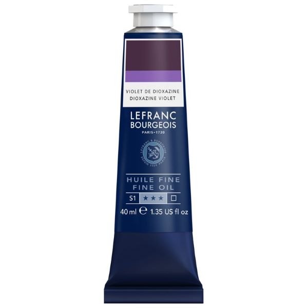L&B Fine Oil LB FINE OIL COLOUR 40ML DIOXAZINE VIOLET