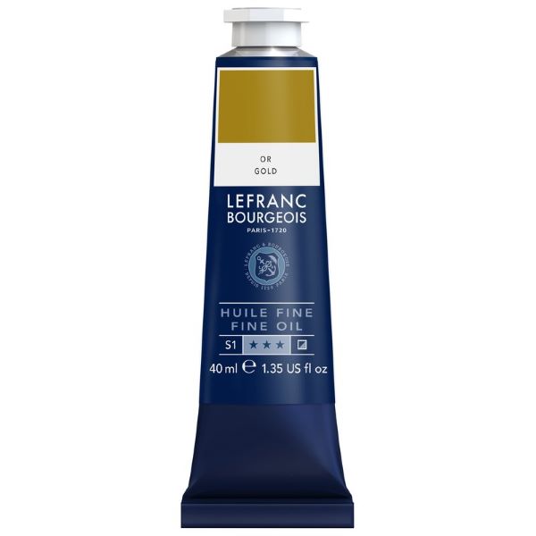 L&B Fine Oil LB FINE OIL COLOUR 40ML GOLD