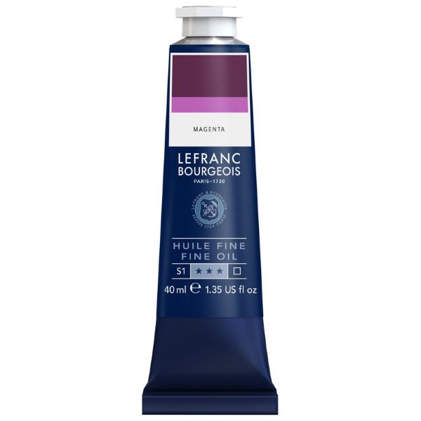 L&B Fine Oil LB FINE OIL COLOUR 40ML MAGENTA